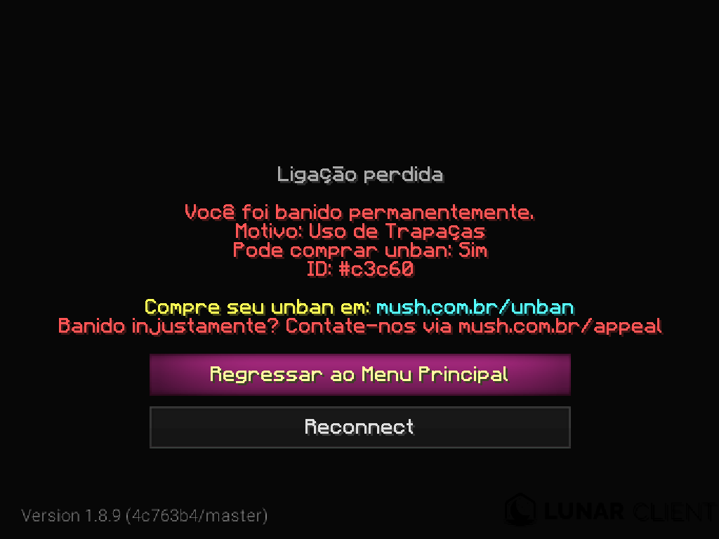 Ban appeal (Lemonadakk) | Fórum Mush