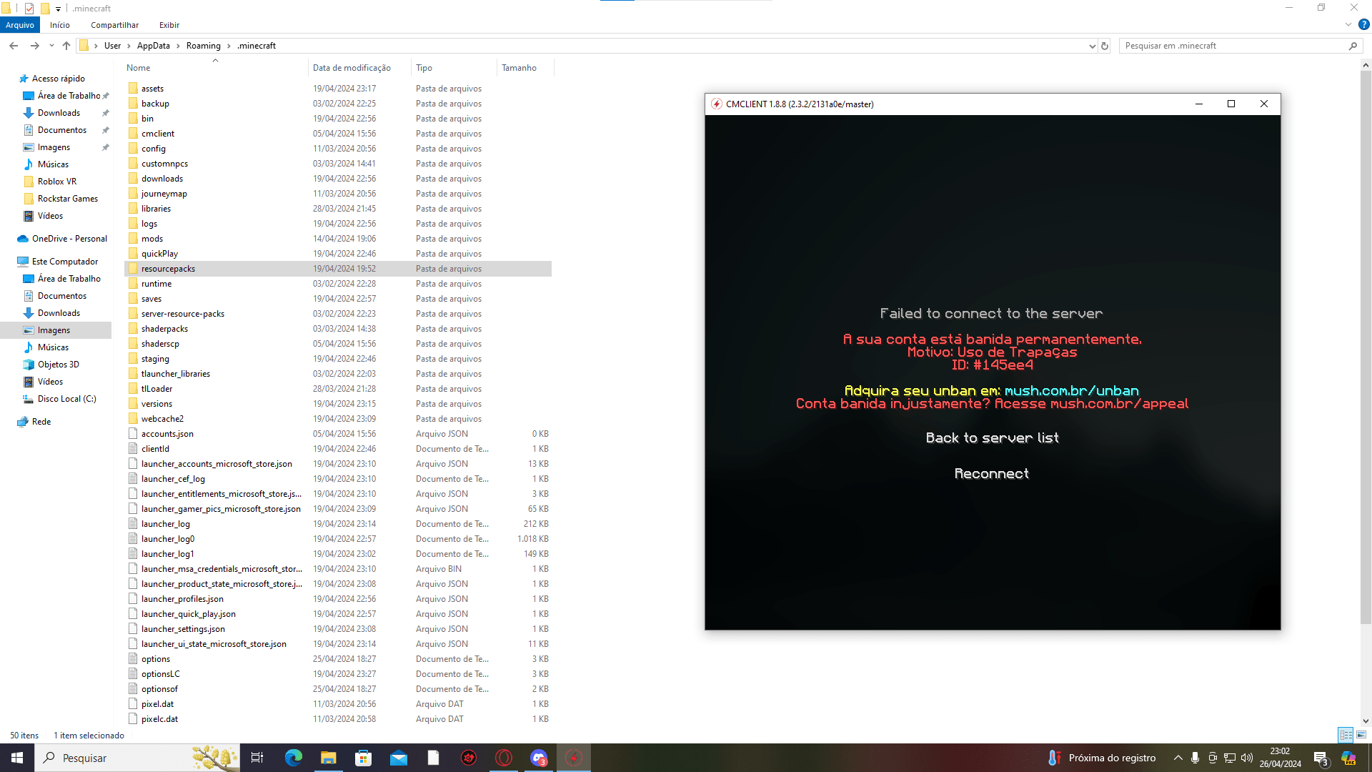 banimento injusto | Fórum Mush