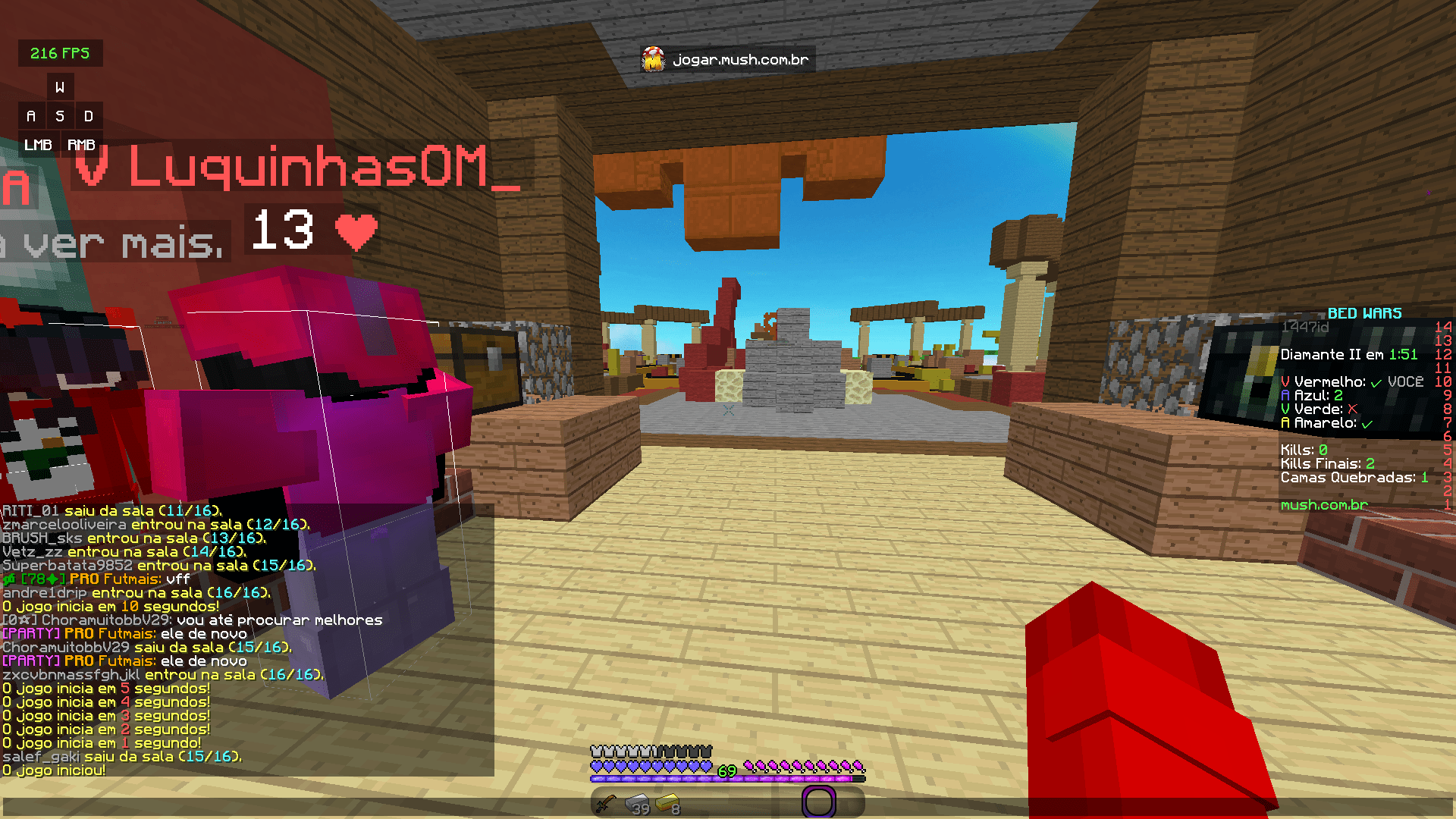 Xiter fica dando playagain e enchendo o saco, banimento pro IP | Fórum Mush