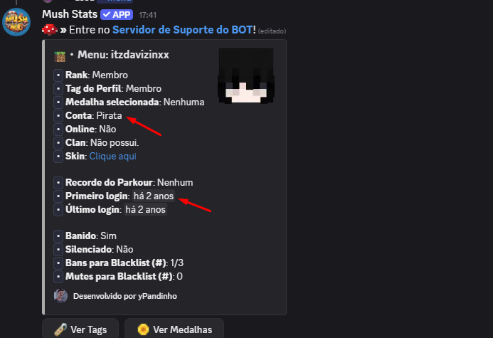 banimento sem nunca ter logado | Fórum Mush