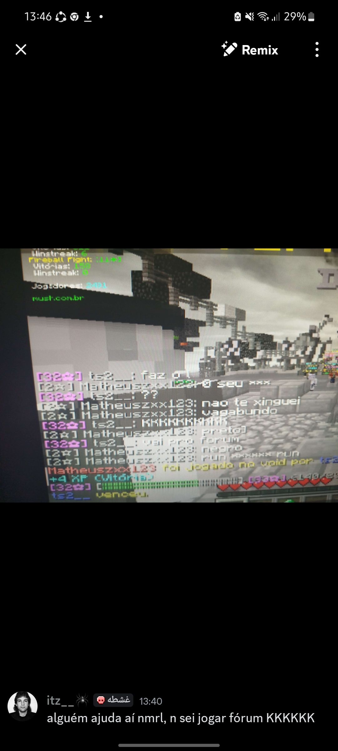 Denúncia | Fórum Mush