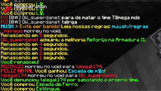 Ban Appeal (mcpe_Arqueiro2) | Fórum Mush